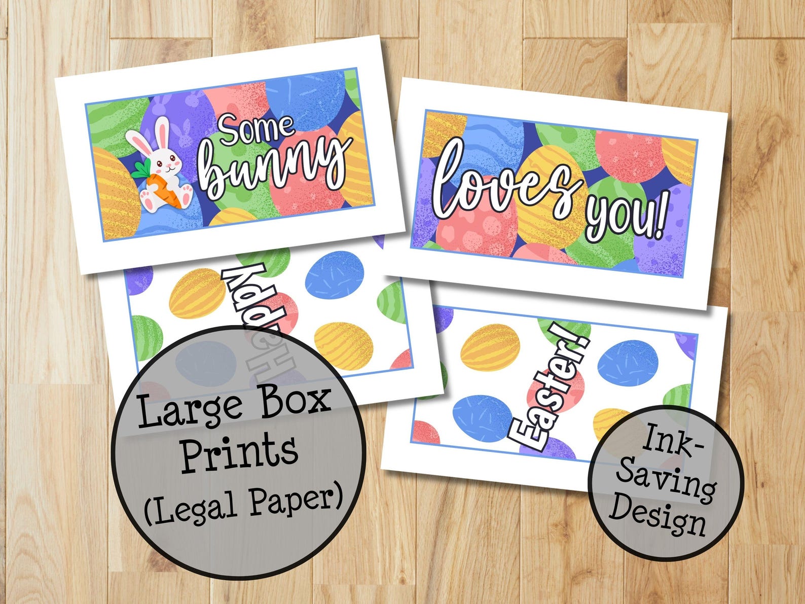 Easter Care Package Printables • Some Bunny Loves You Bold Colors Box ...