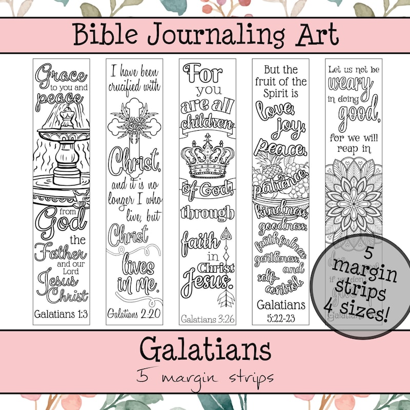 Galatians Scripture Cards - Etsy