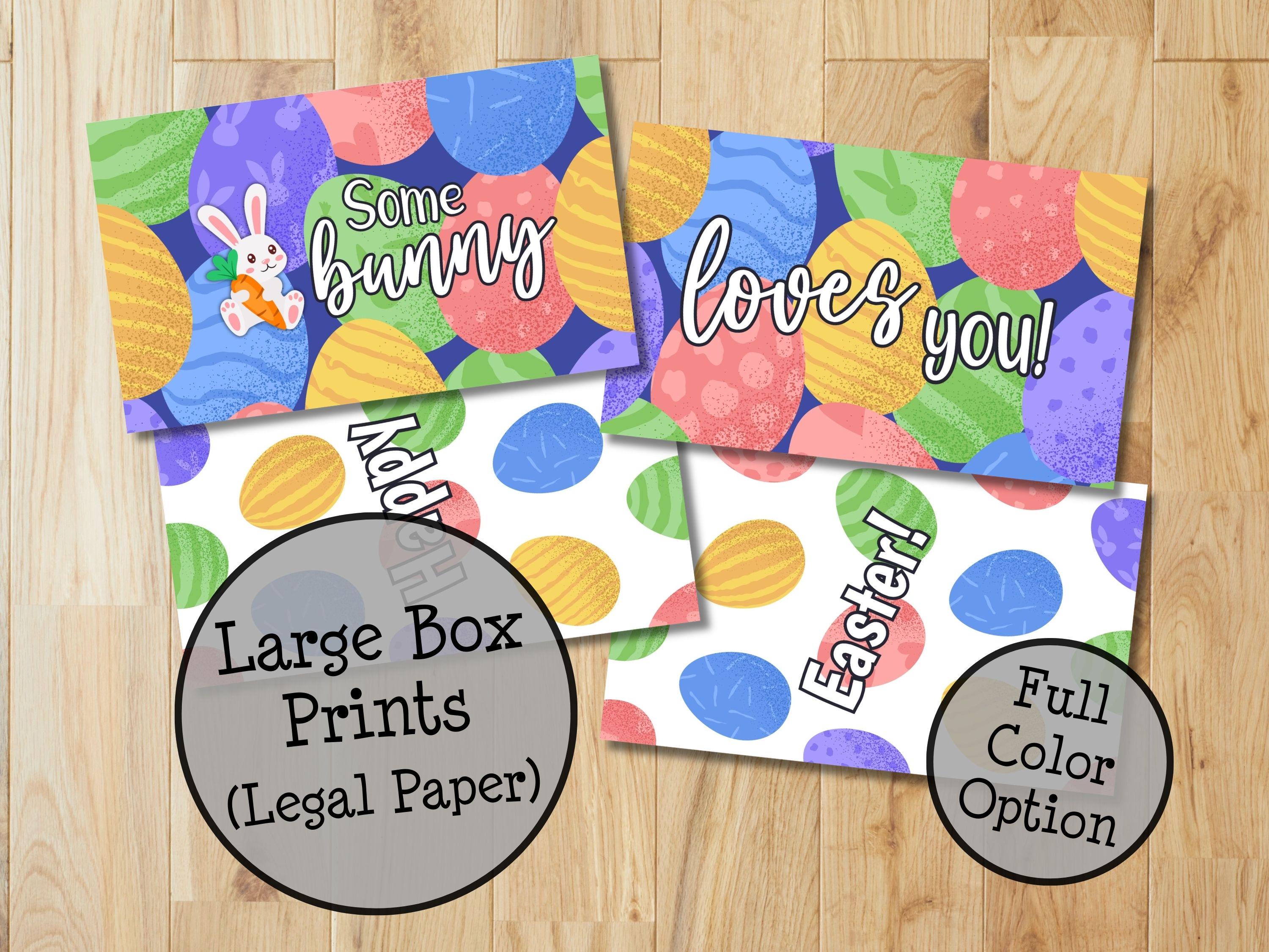 Easter Care Package Printables • Some Bunny Loves You Bold Colors Box ...
