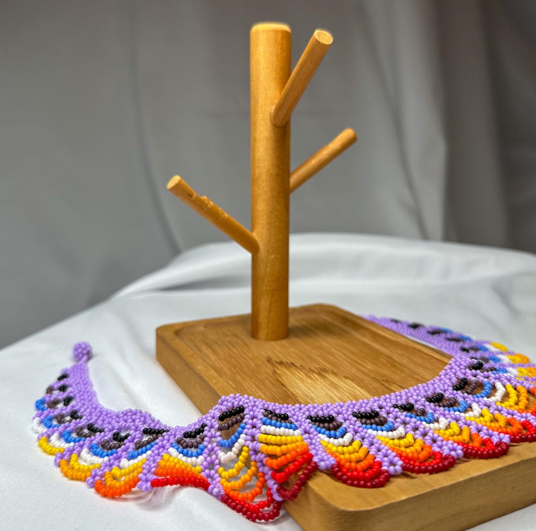 Handmade Seed Bead Necklace – Indigenous Embera Beadwork From Colombia ...
