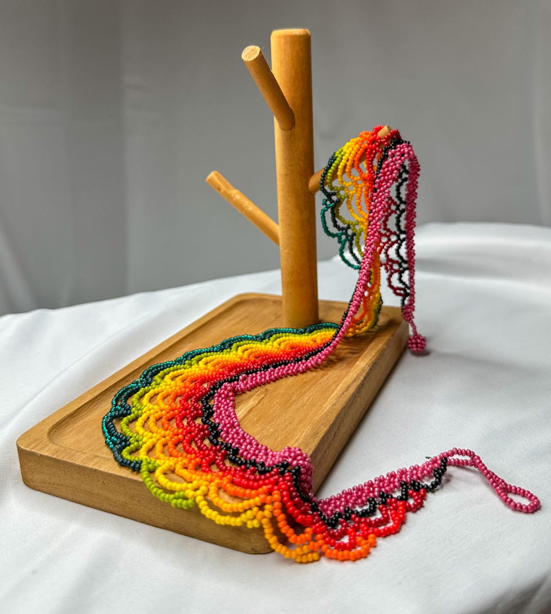 Handmade Seed Bead Necklace – Indigenous Embera Beadwork From Colombia ...