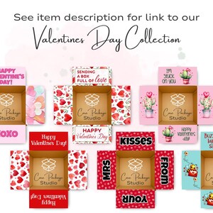 Box Full of Love Sticker Kit, College Student Care Package Box Flaps ...