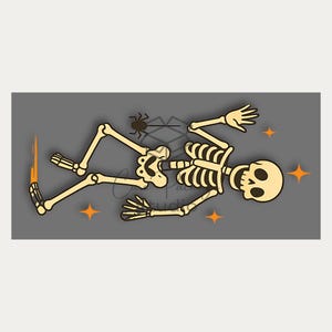 We Miss You a Skeleton Halloween Care Package Flaps, College Care ...