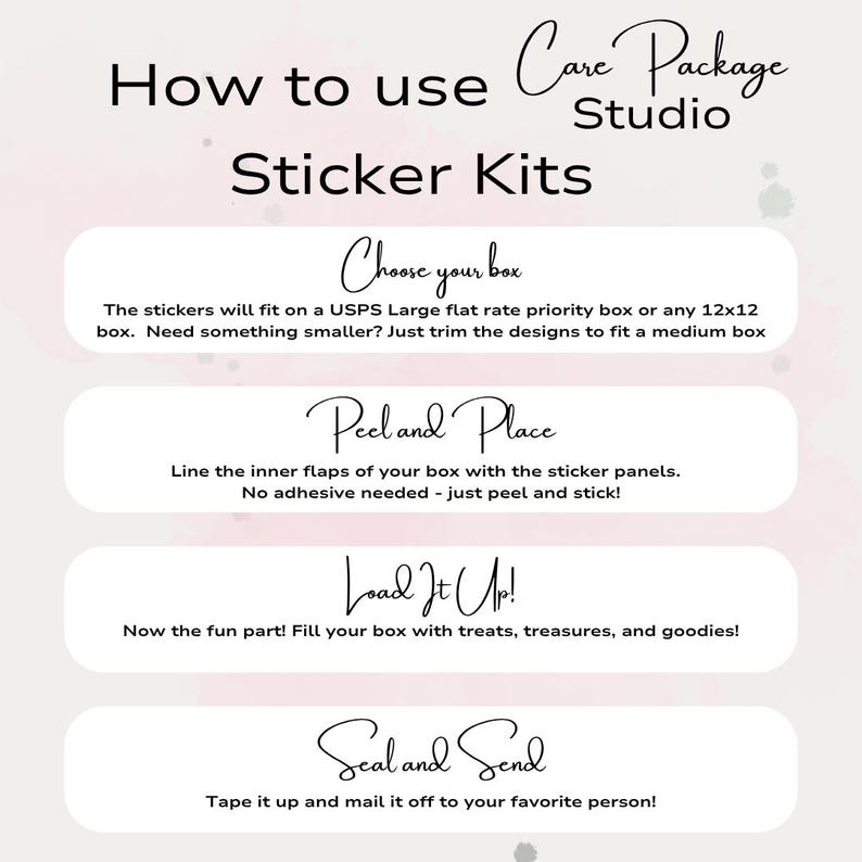 Hey Boo Halloween Care Package Panels, Pink Halloween Care Package Box ...