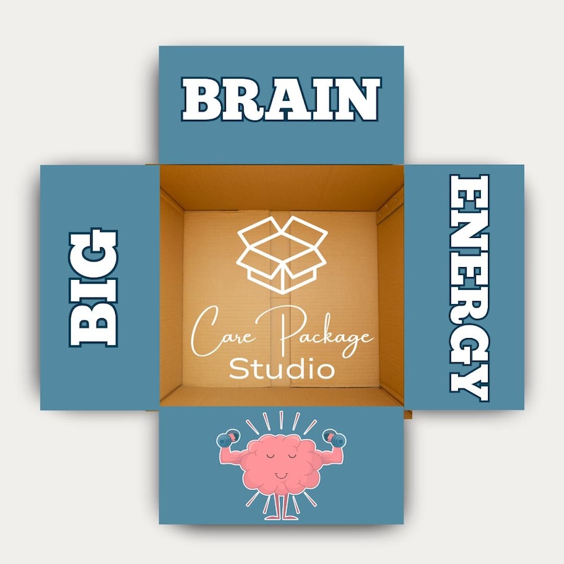 Big Brain Energy Care Package Flaps, College Student Care Package ...