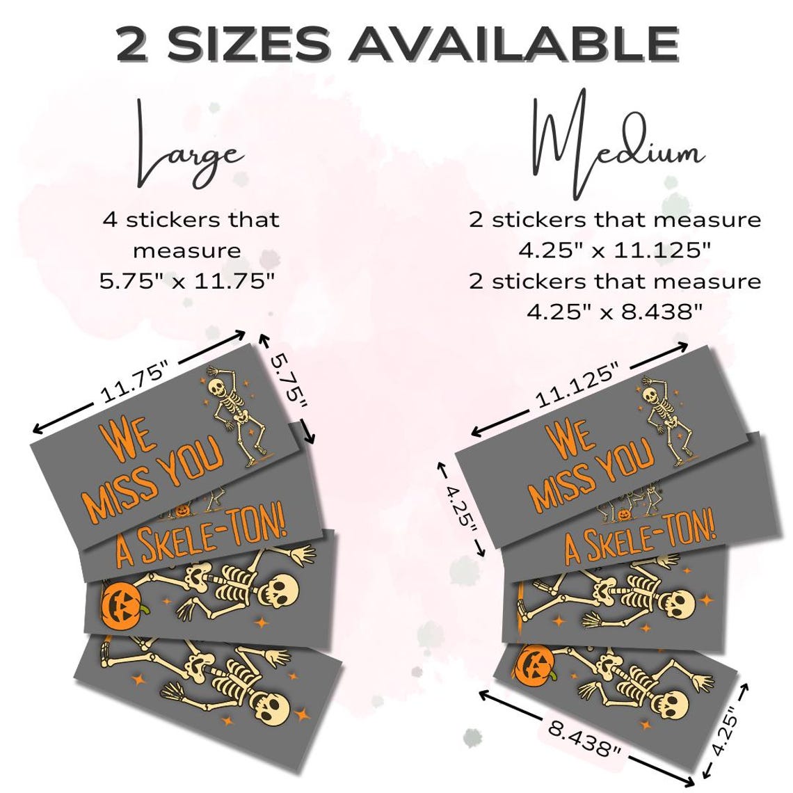 We Miss You a Skeleton Halloween Care Package Flaps, College Care ...
