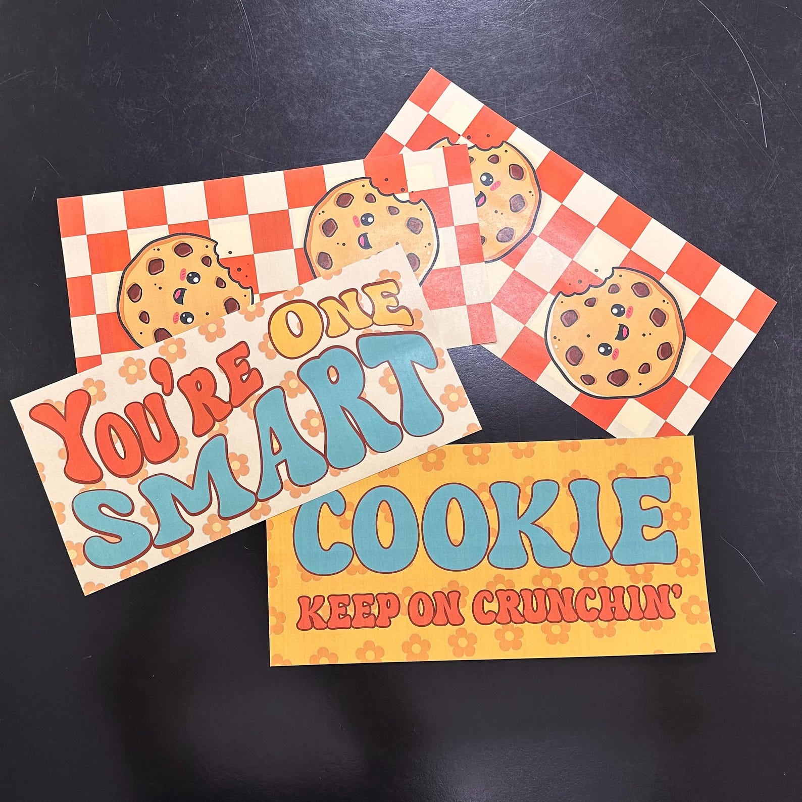 You're One Smart Cookie Care Package Sticker Kit, College Finals Care ...