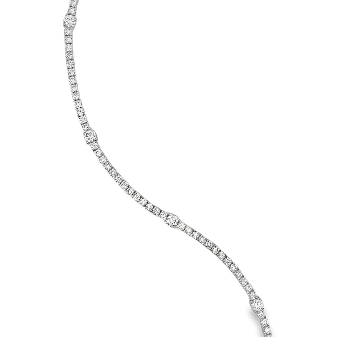 Norman Covan Diamond Tennis Bracelet, 3.30tw - Etsy