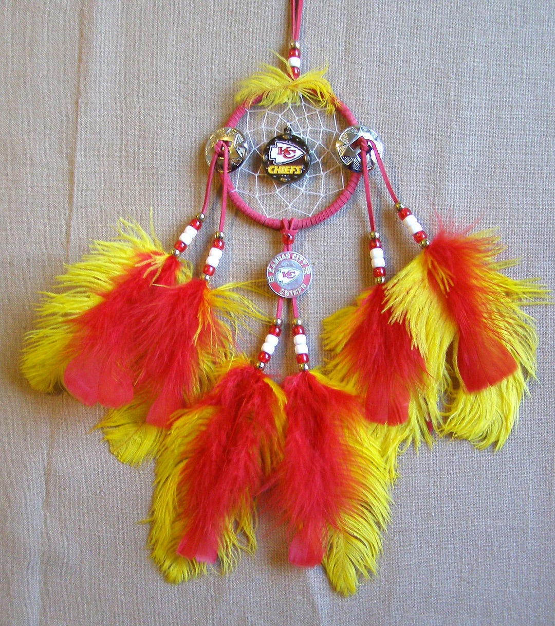 Kansas City Chiefs Dream Catcher With Official NFL Licensed Collectors ...