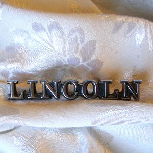 Vintage Ford Lincoln Town Car Emblem Block Letters - Etsy