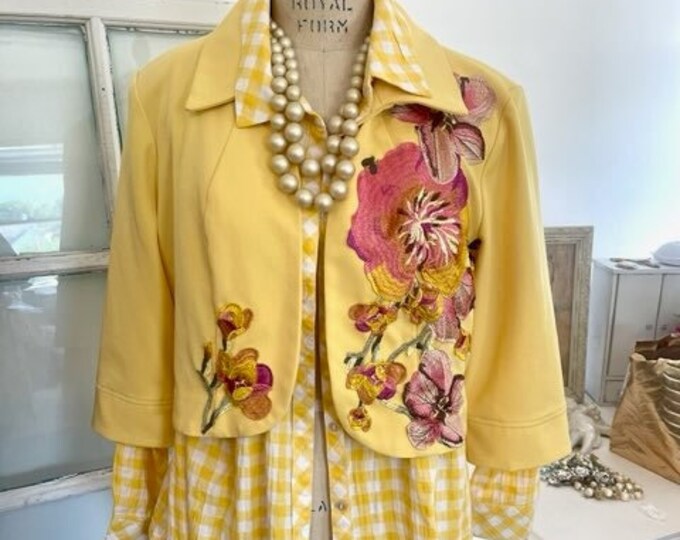 Altered Couture Girly Bolero Jacket With Matching Shirt, Feminine ...