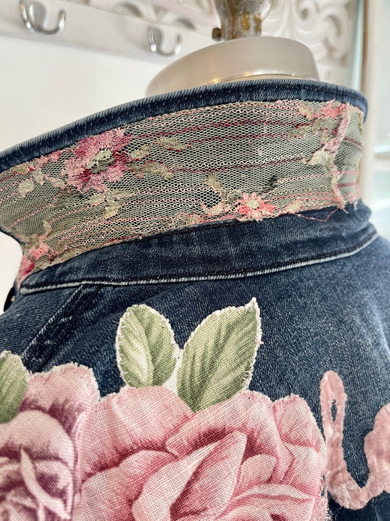 Country Girl FRINGE Denim Jean Jacket, French Country Girl Jean Jacket ...