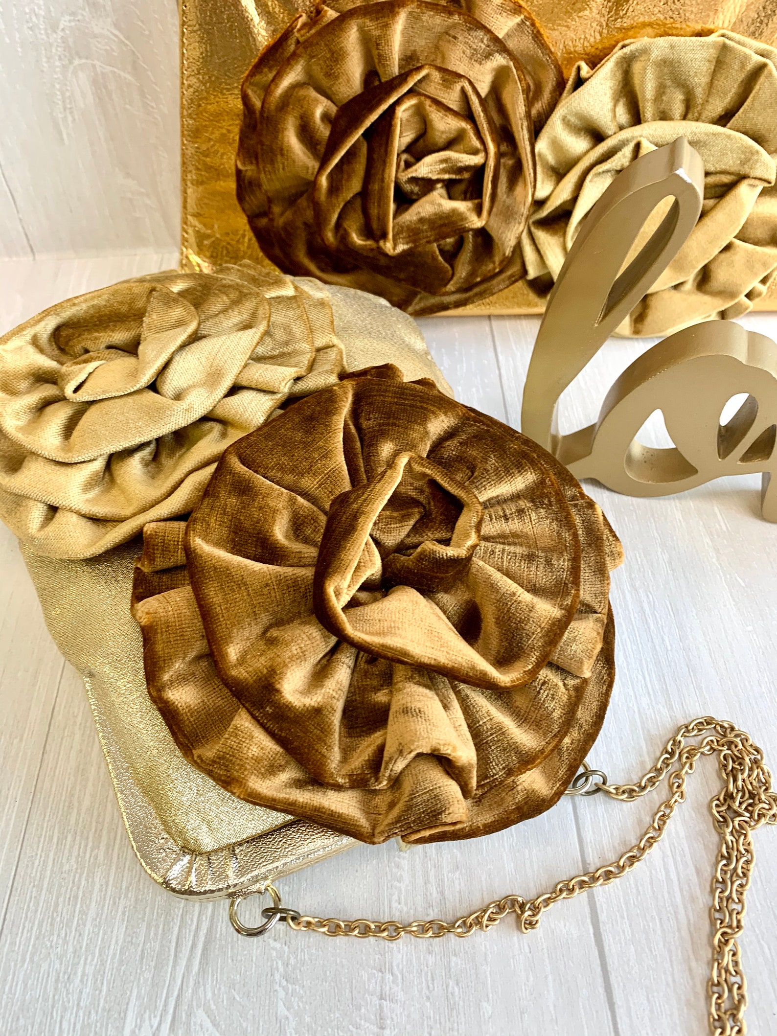Gold Clutches Vintage Clutch Bags Gold Clutch Bag Vintage - Etsy
