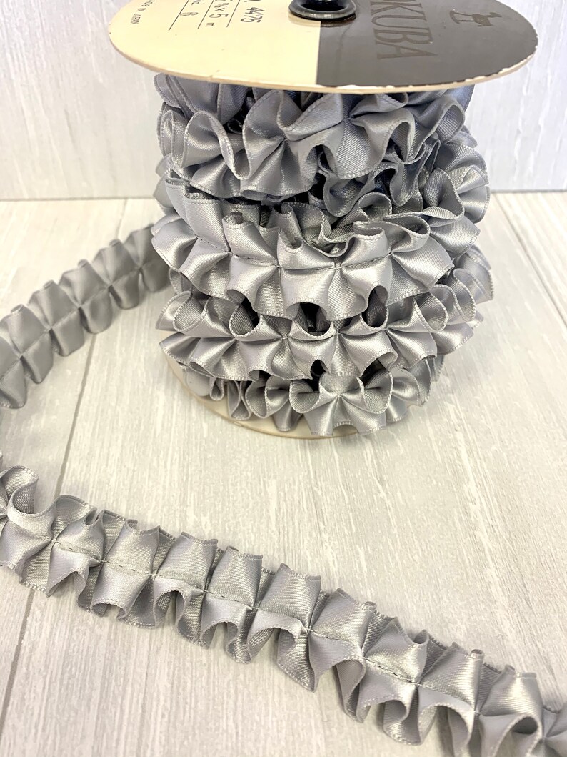 SOLD HOLD for Jeanne Silver Ruffle Trim Ruffle Trim Silver - Etsy
