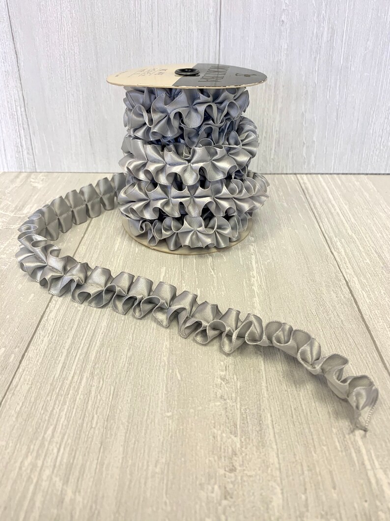 SOLD HOLD for Jeanne Silver Ruffle Trim Ruffle Trim Silver - Etsy