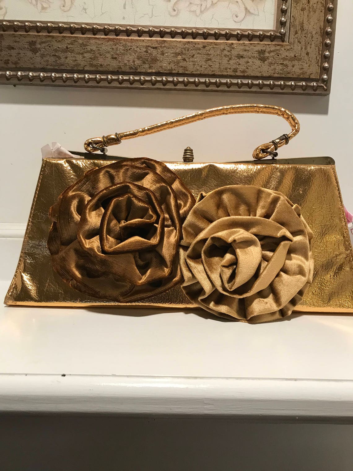 Gold Clutches Vintage Clutch Bags Gold Clutch Bag vintage | Etsy