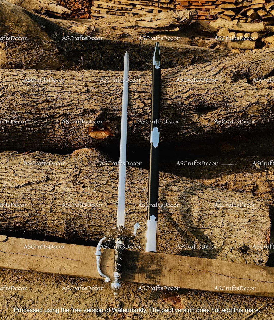 Hand Forged Carbon Steel Rapier Sword: Mask of Zorro Inspired Replica ...