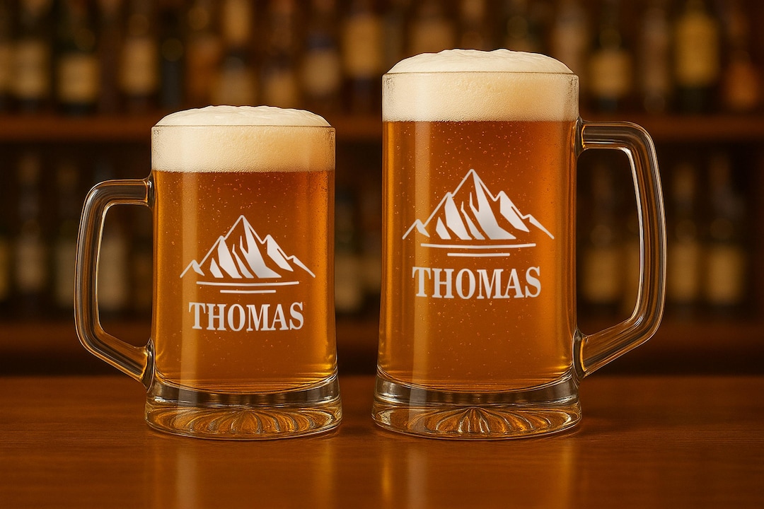 Custom Beer Stein, Engraved Beer Mug, Laser Etched Beer Mug, Beer Glass ...