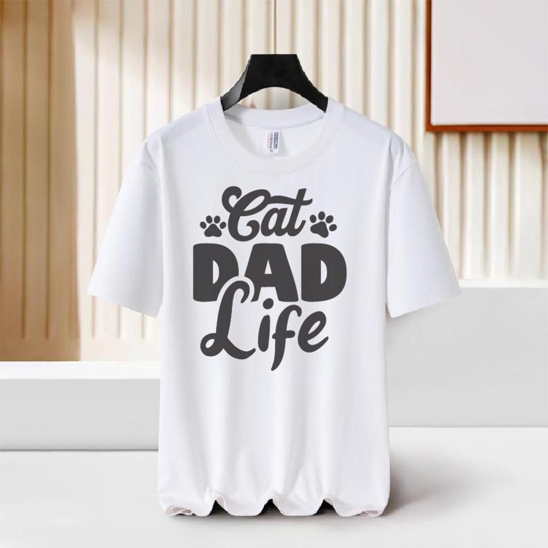 Cat Dad Life Svg, Cool Cat Dad Png, Pet Father Design Jpg, Cat Parent ...