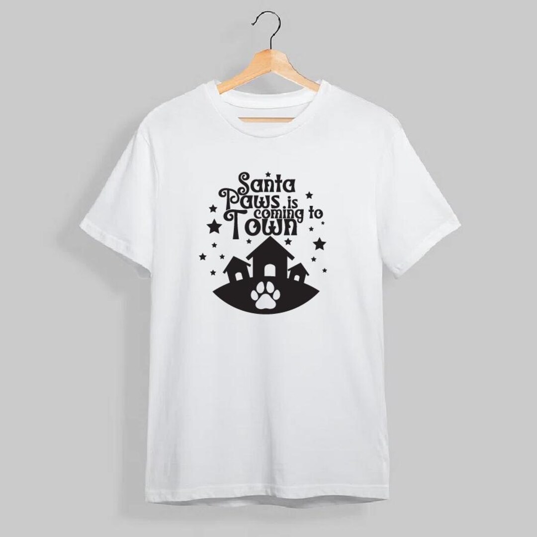 Santa Paws is Coming to Town Svg, Christmas Pet Png, Holiday Dog Jpg ...