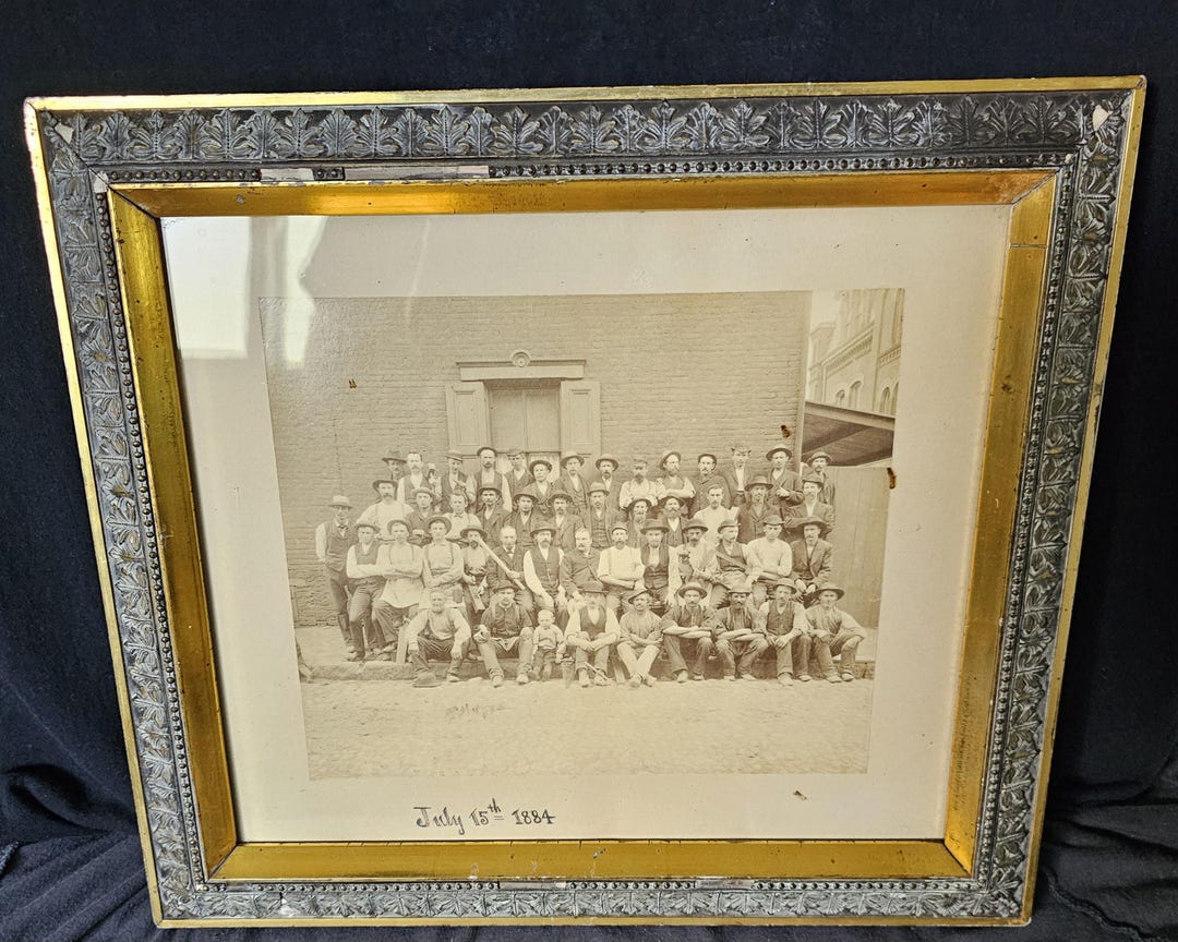 1884 Victorian Occupational Worker Photograph Victorian Frame - Etsy