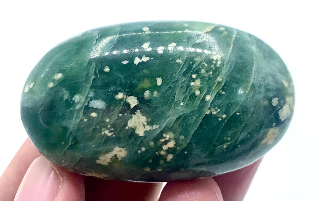 Green Serpentine Palmstone - Afghanistan Crystal Gemstone - Etsy