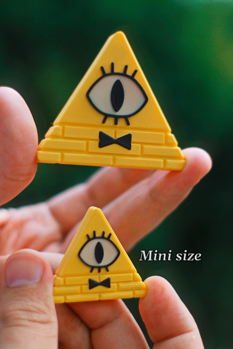 Bill Cipher Fidget Slider: Gravity Falls Inspired Pocket Toy Stress ...
