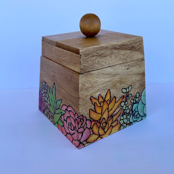Trinket Wood Box - Etsy