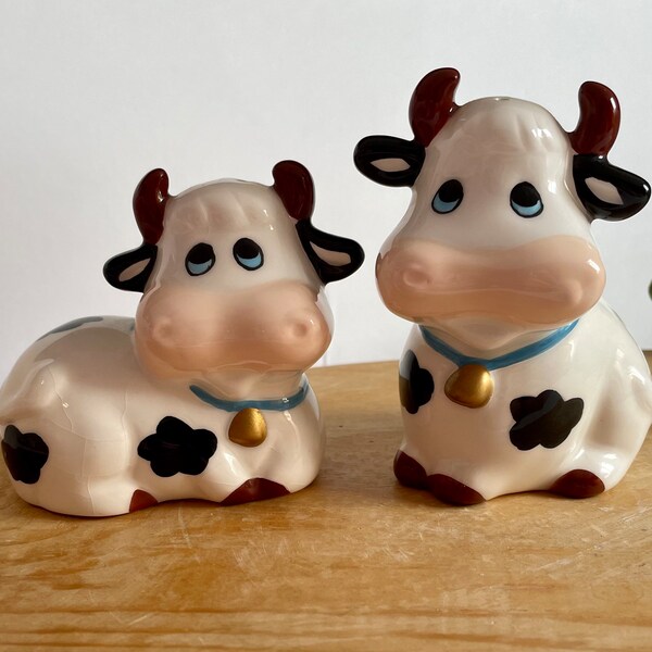 Cow Salt Shakers - Etsy