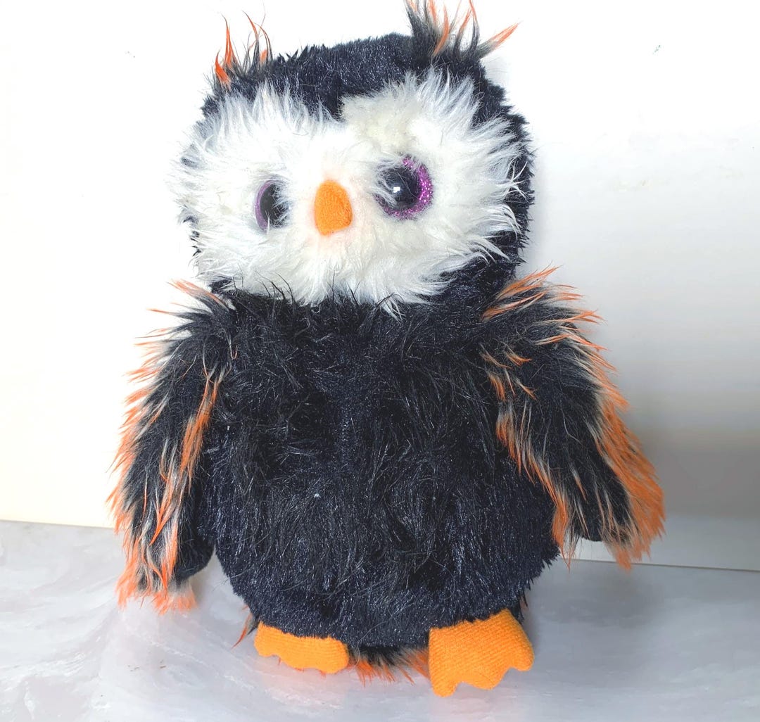 Vintage Ganz Stuffed Harvest Owl Plush Webkinz Rare Collectible - Etsy