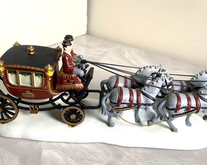 Department 56 "royal Coach" Heritage Village Collection - Etsy