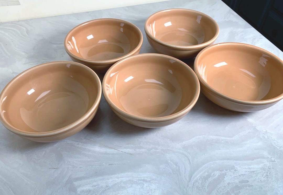 Vintage Homer Laughlin Restaurant Ware Lead Free Set of 5 ~ Rare Bowls ...