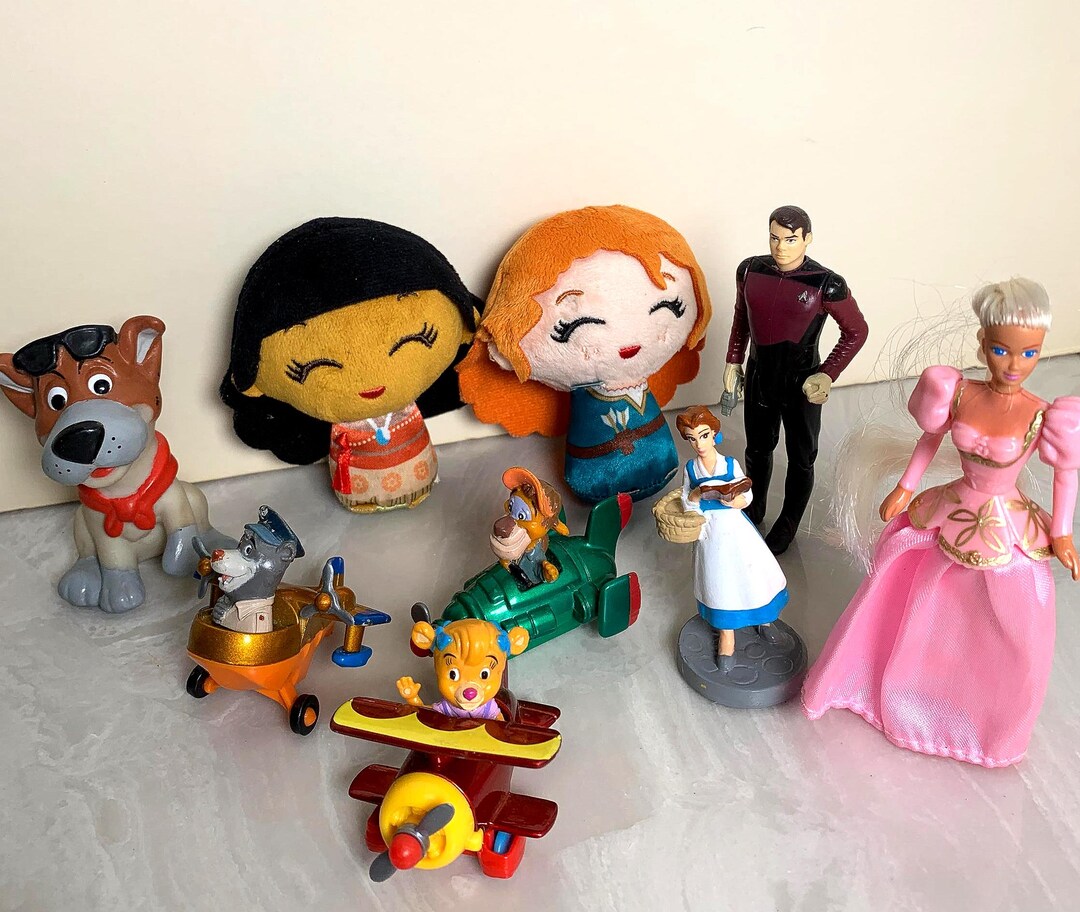 Vintage Disney & Star Trek Miniature Figurine Lot of 9 - Etsy