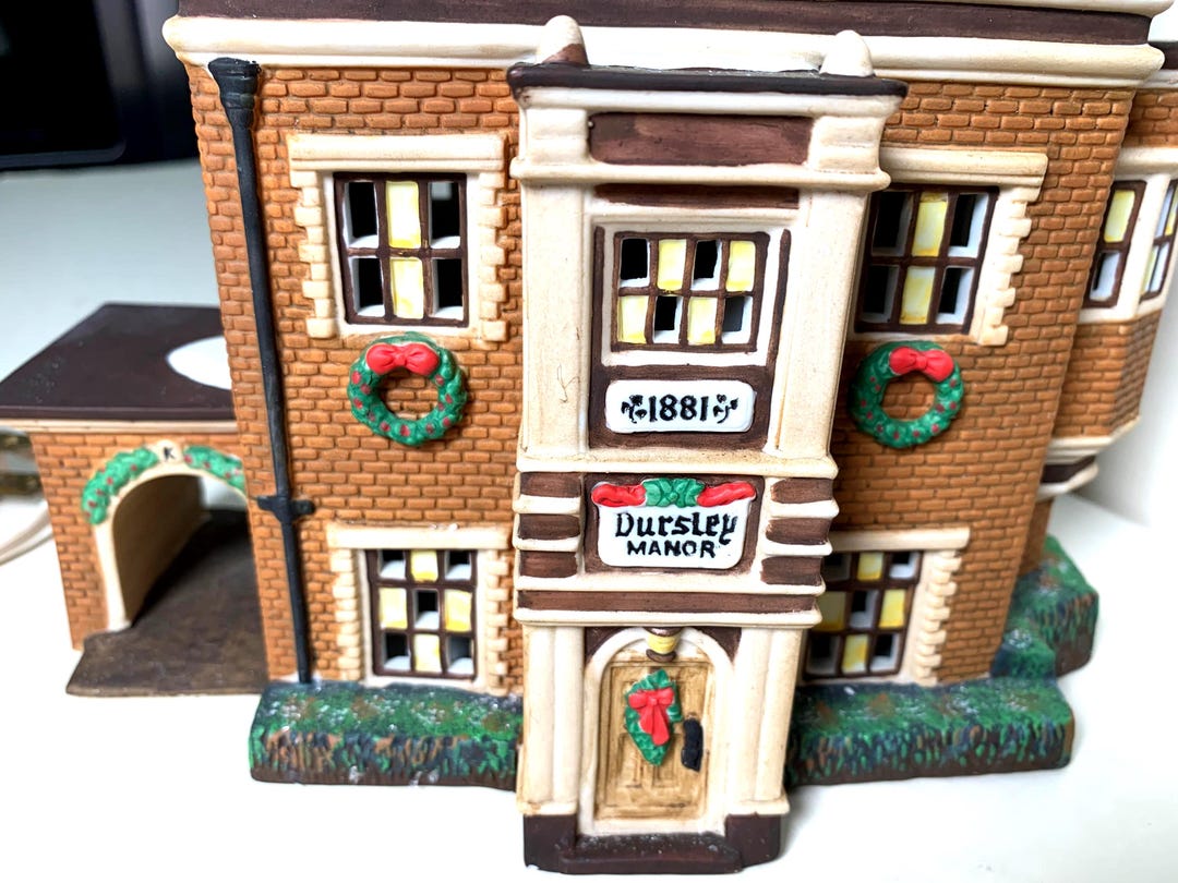 Vintage Department 56 Porcelain House “dursley Manor” Dickens Village ...