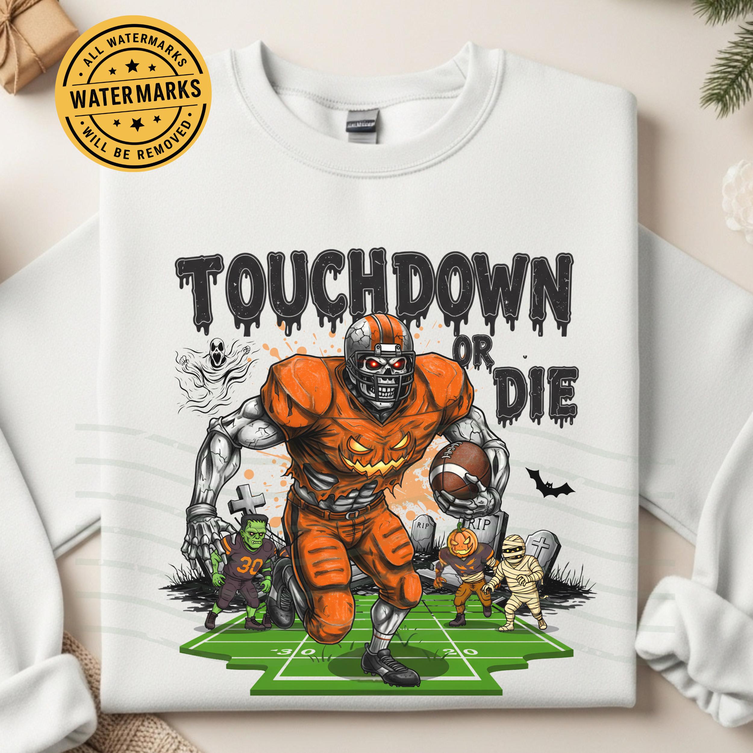 Skeleton Football Player PNG: Halloween Zombie Sports Clipart (digital ...