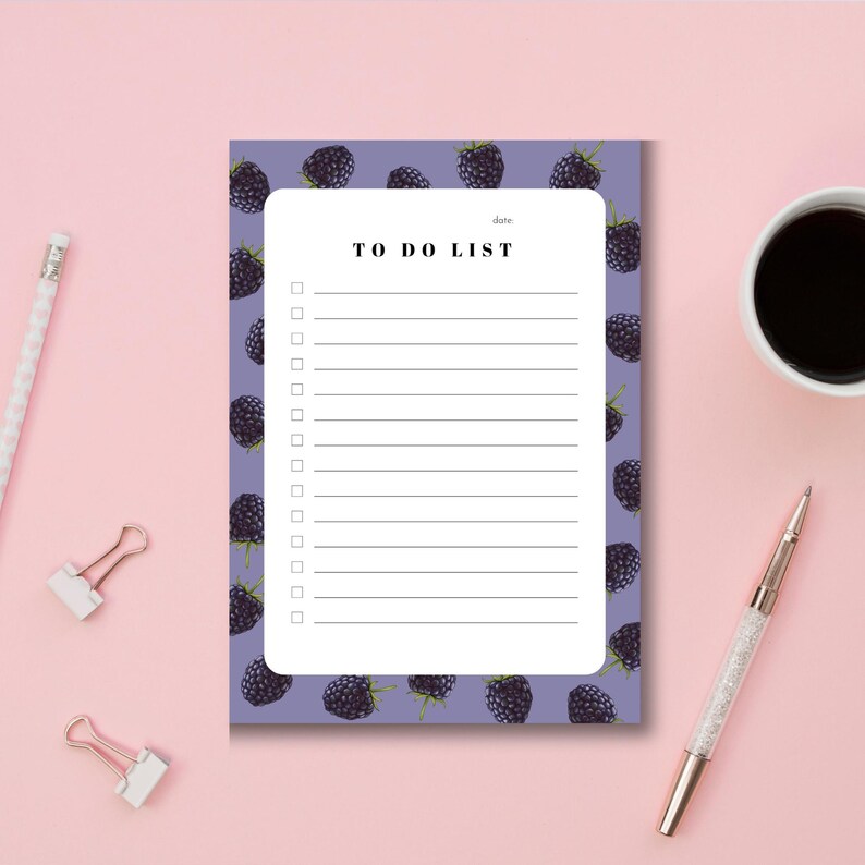 Fruit Themed Printable to Do List | Daily Planner PDF | A4 A5 A6 Letter ...
