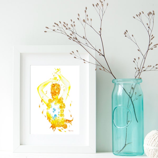 Print of Type 9, the Peacemaker, Enneagram Type 9, Enneagram Art ...