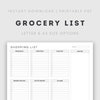 Monthly Meal Plan Template, Two Versions, Letter/a4 Sizes, Instant ...