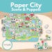 Paper City and Community Helpers Printable |storytelling Activity for ...