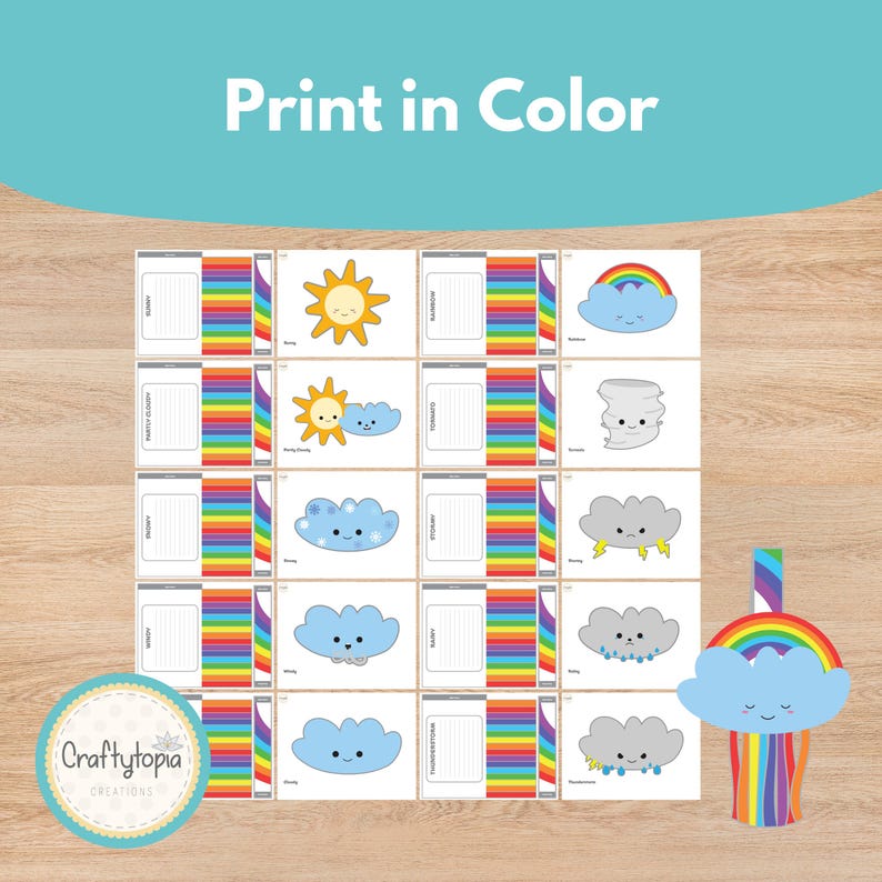 Weather Windsocks Printable | Kids Writing Craft, Classroom Activity ...