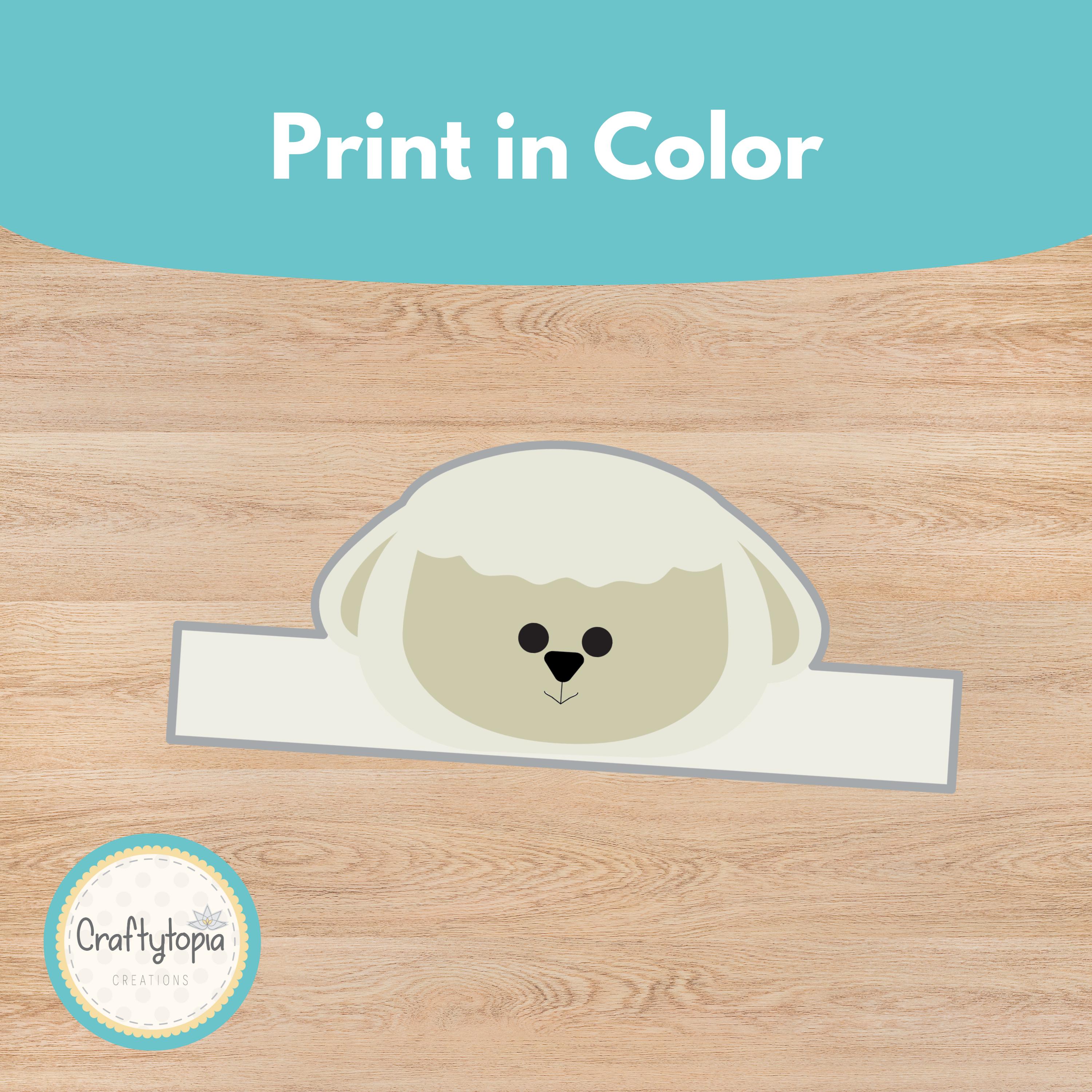 Farm Animal Crowns | Printable Farm Animal Headbands |kids Role Play ...