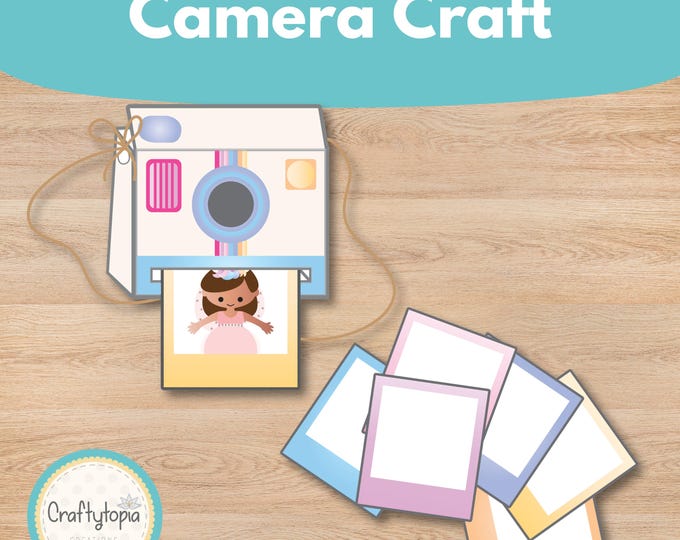 Printable Camera Craft for Kids Photography Worksheet Preschool Camera ...