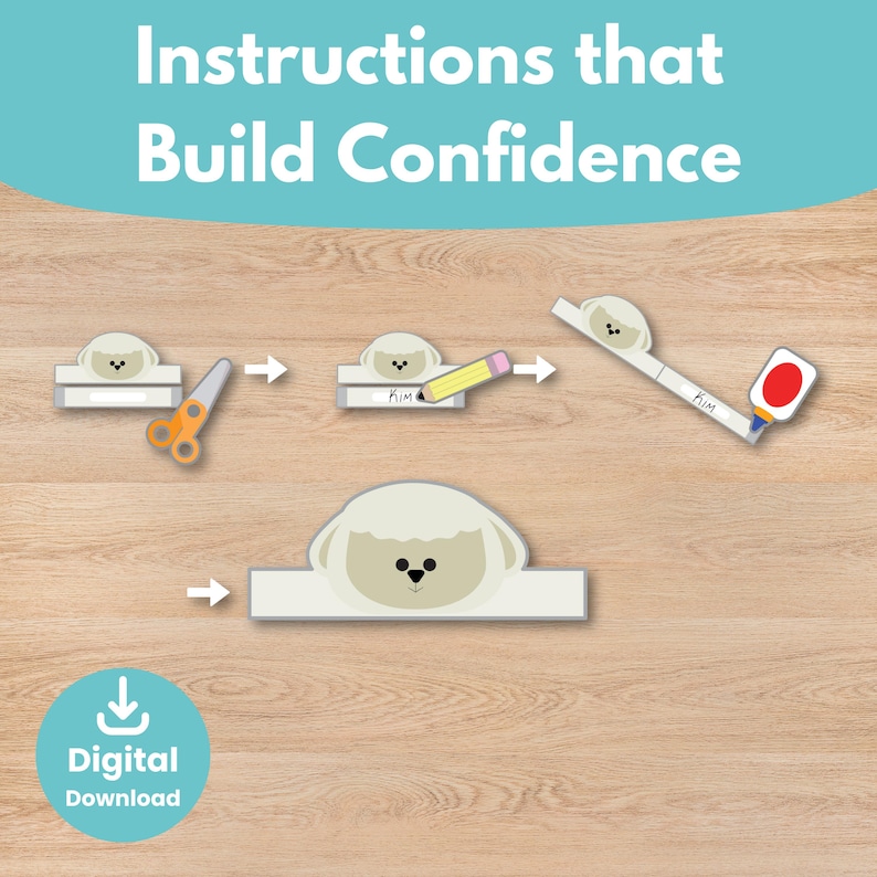 Farm Animal Crowns | Printable Farm Animal Headbands |kids Role Play ...