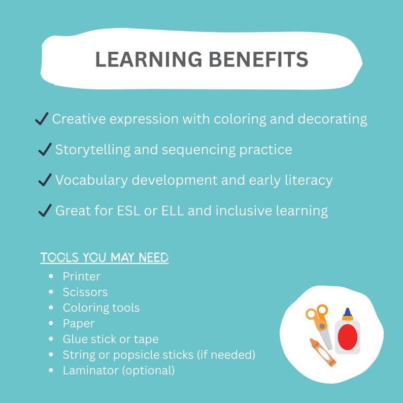 2D Farm Scene Puppets Printable | Barnyard Storytelling Activity | Farm ...