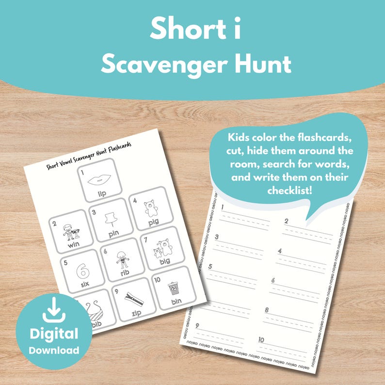 Short I Sound Worksheets | Printable CVC Phonics Activities |crown ...