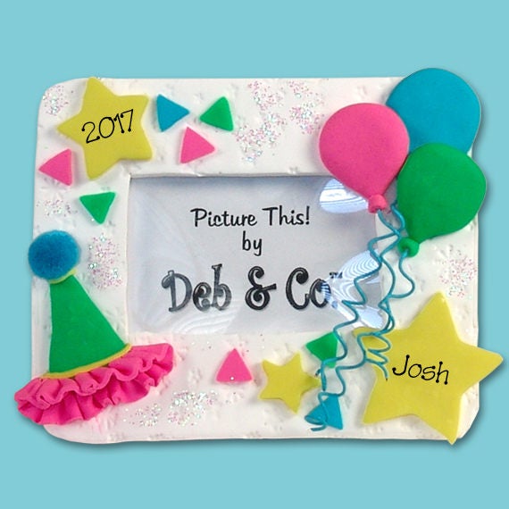 Personalized Birthday Photo Frame Personalized Birthday Party | Etsy