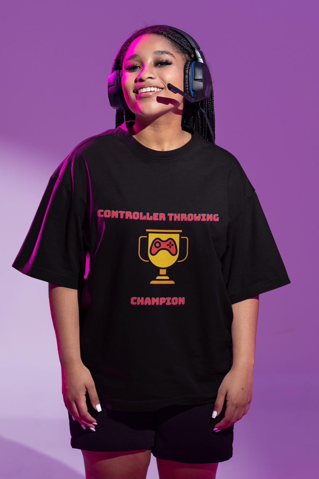 Funny Gamer T-shirt, Controller Throwing Champion, Rage Quit Gift - Etsy