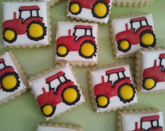 Tractor cookies | Etsy