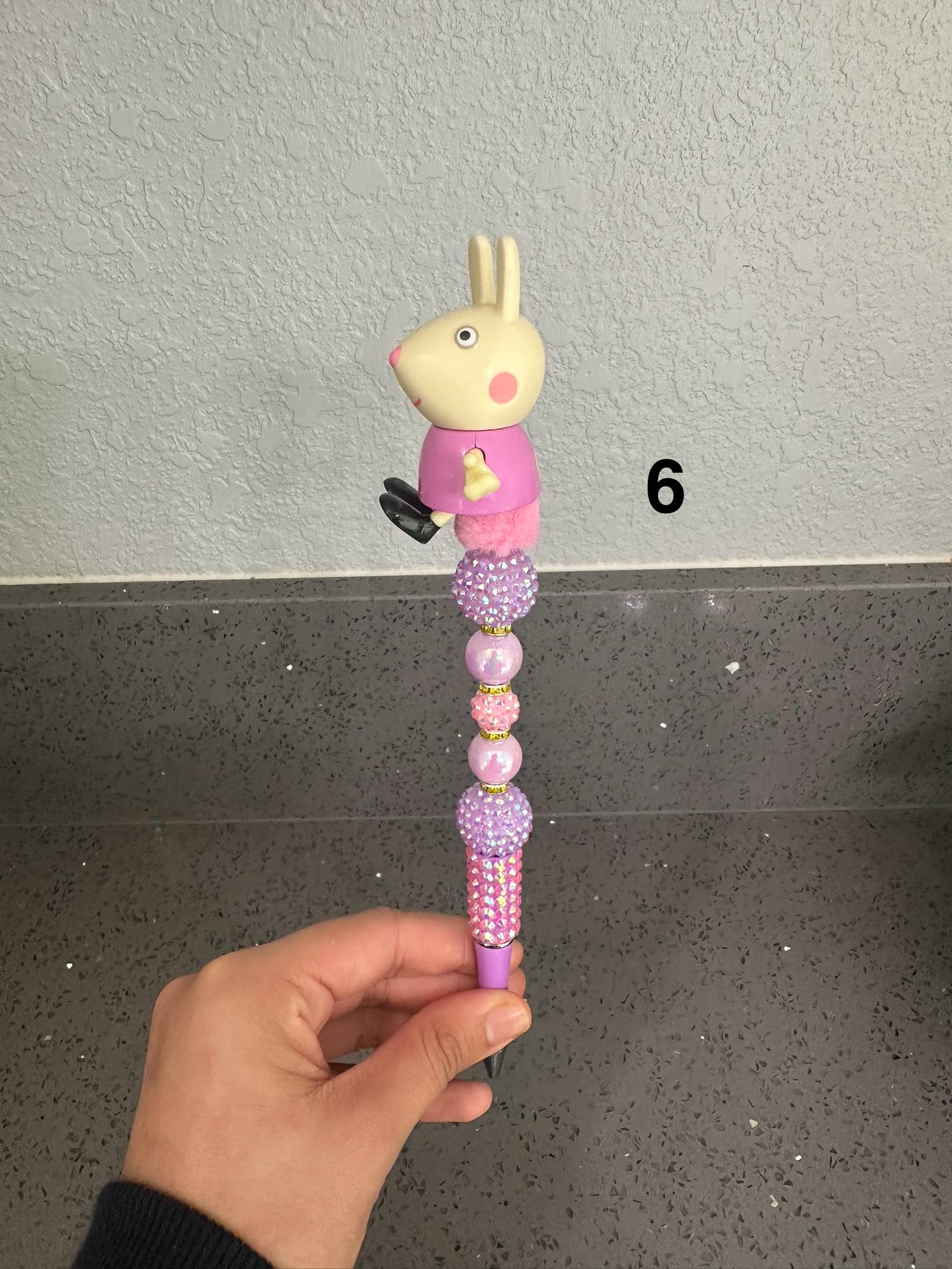 Peppa Pig Beaded Pens - Etsy