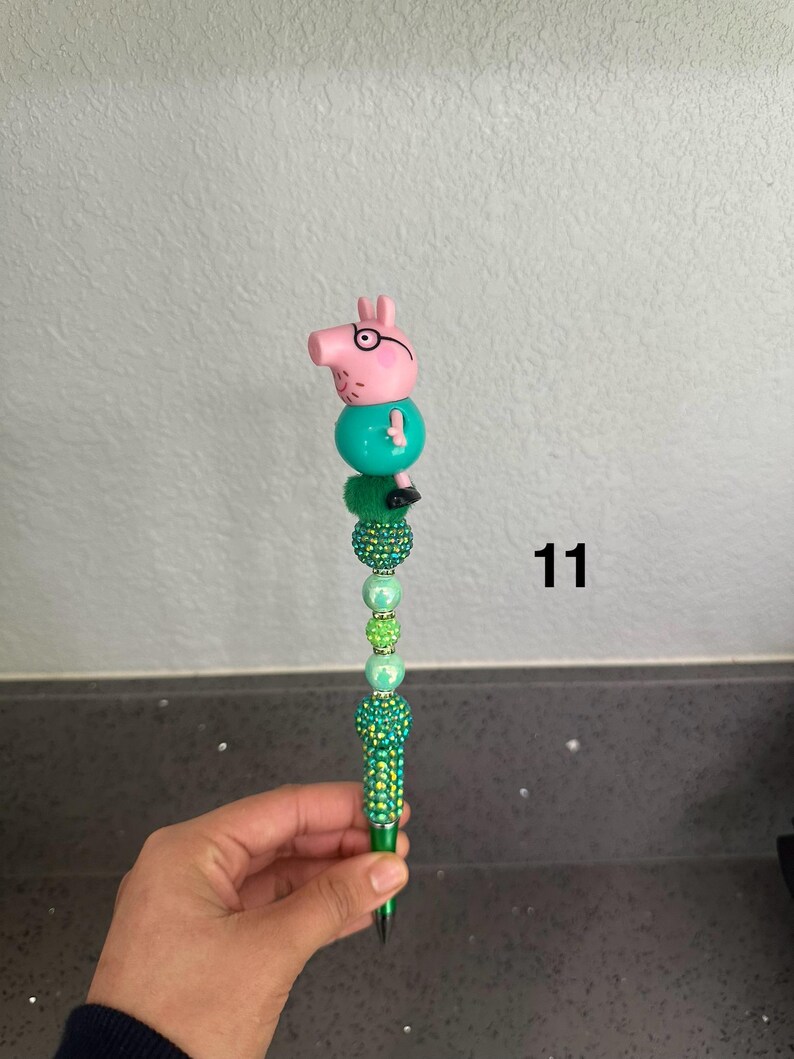 Peppa Pig Beaded Pens - Etsy